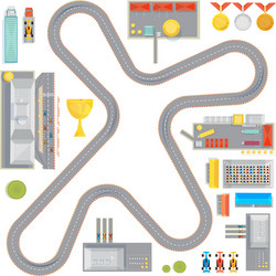 Race track Royalty Free Vector Image - VectorStock