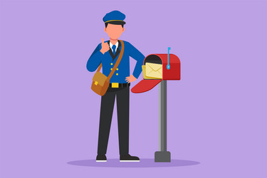 Cartoon Mailman Vector Images (over 1,500)
