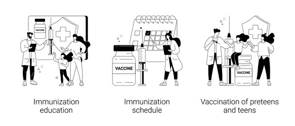 Public health program abstract concept Royalty Free Vector