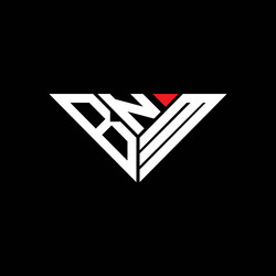 Bnm logo design simple and modern Royalty Free Vector Image