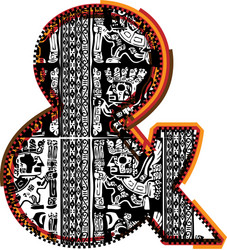 Font Inca Alphabet Vector Images (over 140)