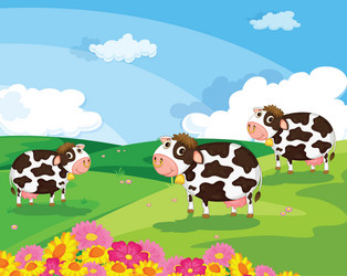 Cow Paddock Cartoons Vector Images (35)
