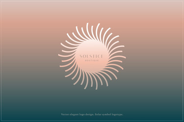 Celestial logo design star logotype planet Vector Image