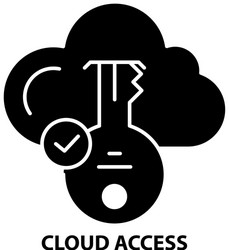 Server management icon black sign Royalty Free Vector Image