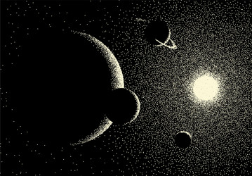 Dotwork Galaxy Vector Images (over 100)