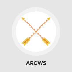 Arows flat icon Royalty Free Vector Image - VectorStock