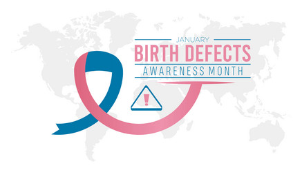 Birth defects awareness month Royalty Free Vector Image