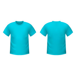 Realistic pink t-shirt Royalty Free Vector Image