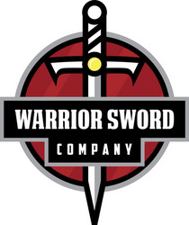 Handed sword logo Royalty Free Vector Image - VectorStock
