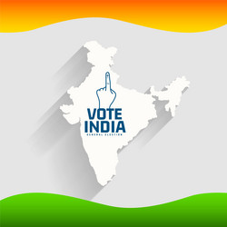 Vote india general election background Royalty Free Vector