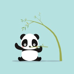 Abstract cute panda Royalty Free Vector Image - VectorStock