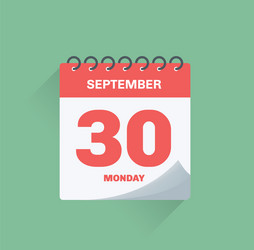 September 30 Calendar Vector Images (over 130)