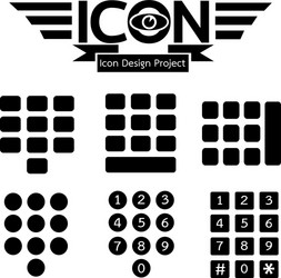 Enter key icon design Royalty Free Vector Image