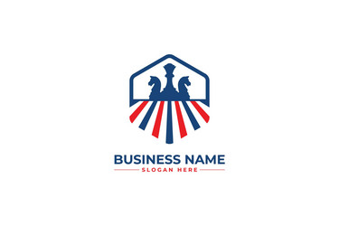 Political campaign logo design election logo Vector Image