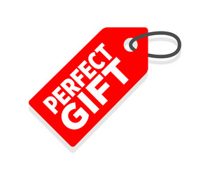Perfect gift isolated badge stamp icon banner Vector Image