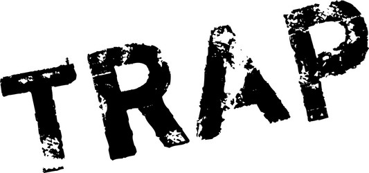 Trap rubber stamp Royalty Free Vector Image - VectorStock