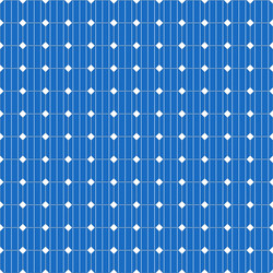 Solar cells seamless pattern for roof power Vector Image