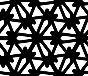 Abc or alphabet black white seamless pattern Vector Image