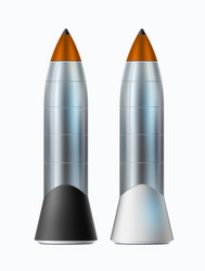 Spacecraft shuttle rocket mock up realistic Vector Image