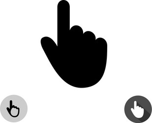Pointing Finger Silhouette Vector Images (over 3,500)