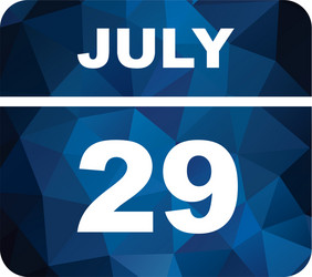 July Calendar 29 Vector Images (91)
