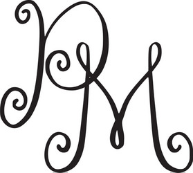 Pm Monogram Vector Images (over 1,400)