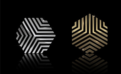 Gold Hexagon Pattern Vector Images (over 8,000)