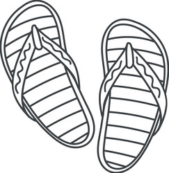 Flip Flop Outline Vector Images (over 2,900)