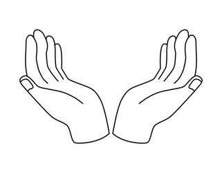Open Praying Hands Vector Images (over 720)