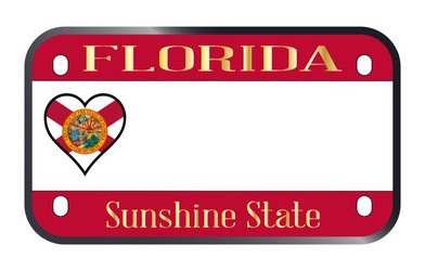 Florida Plate Vector Images (over 110)