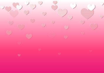 Abstract love heart burst ray background pink Vector Image