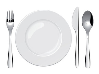 Place setting Royalty Free Vector Image - VectorStock