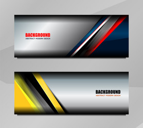 Header banner design Royalty Free Vector Image