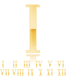Roman Number 1 Vector Images (over 260)