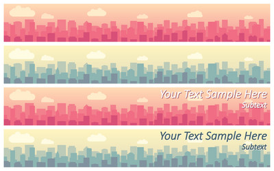 City Skyline Header Vector Images (over 240)