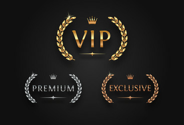 Vip Logo Luxury Vector Images (over 5,400)