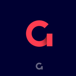 Red r monogram Royalty Free Vector Image - VectorStock