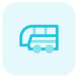 Public bus rapid mode of transportation Royalty Free Vector