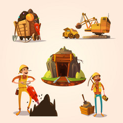Mining Cartoon Vector Images (over 14,000)