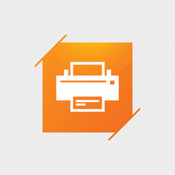 Do not print sign icon printing symbol Royalty Free Vector