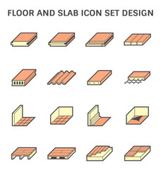 Slab icon Royalty Free Vector Image - VectorStock