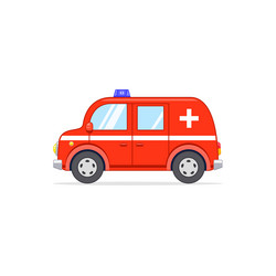Cartoon Van Medical Car Ambulance Vehicle Vector Images (over 1,000)