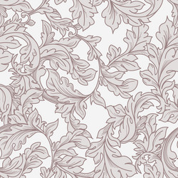 Baroque floral pattern Royalty Free Vector Image