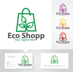 Shop map logo designs Royalty Free Vector Image