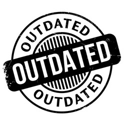 Outdated rubber stamp Royalty Free Vector Image