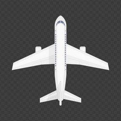 Airplane on runway Royalty Free Vector Image - VectorStock