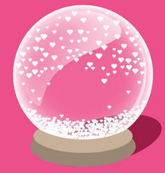 Colorful crystal ball Royalty Free Vector Image