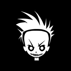 Horror - high quality logo ideal for t-shirt Vector Image