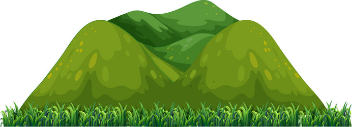 Green Hillside Clipart