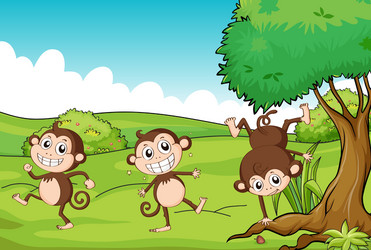 Three Monkeys Vector Images (over 370)